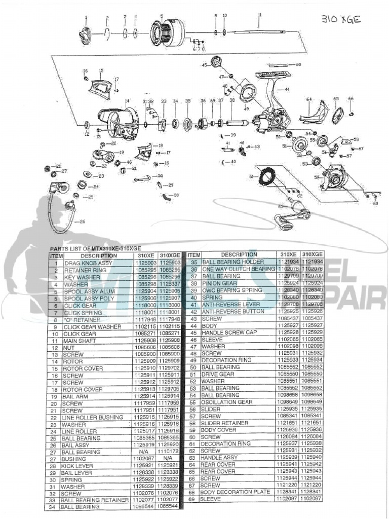 Mitchell 310XGE Schematic | PDF