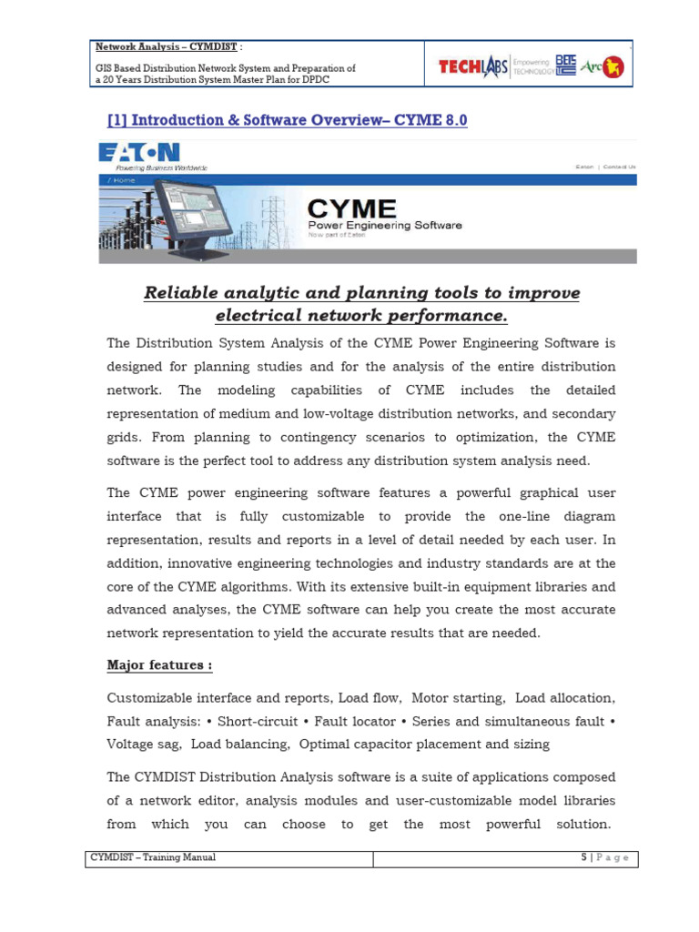 CYMDIST Training Manual Overview | PDF | Transformer | Computer File