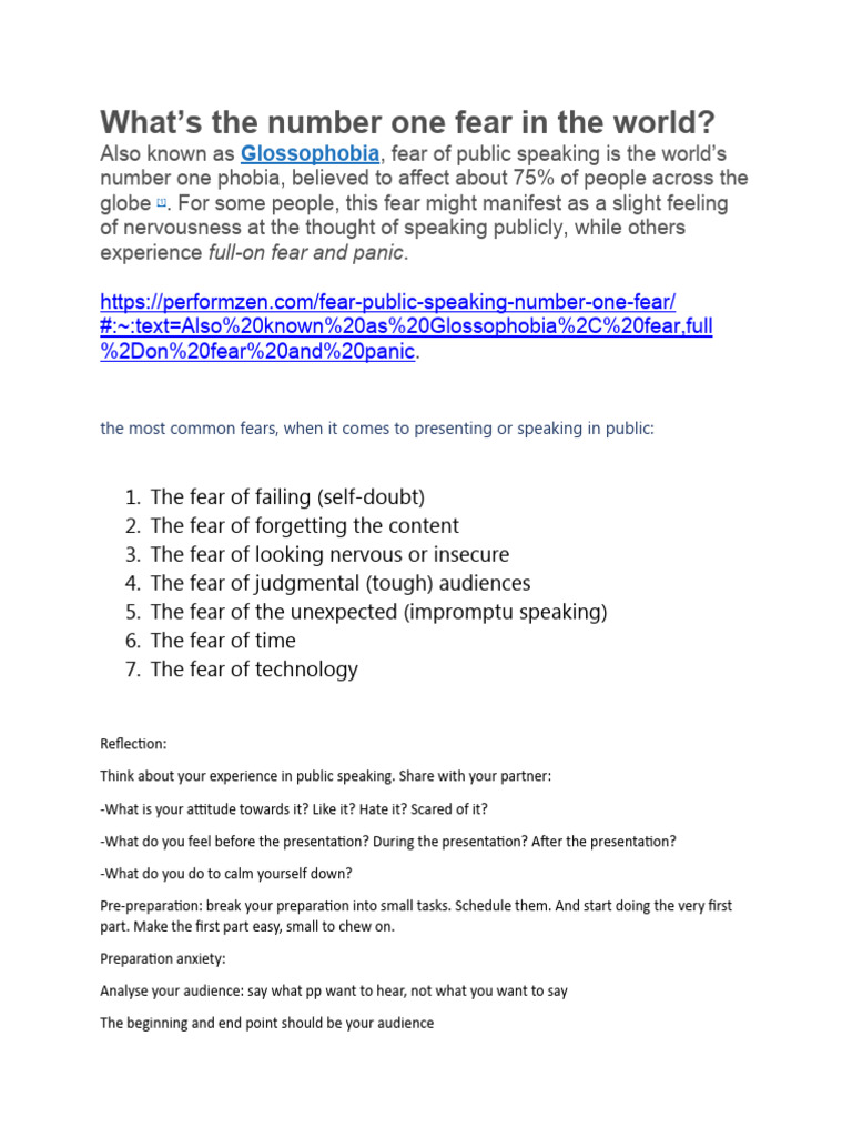 Fear Management | PDF | Anxiety | Fear