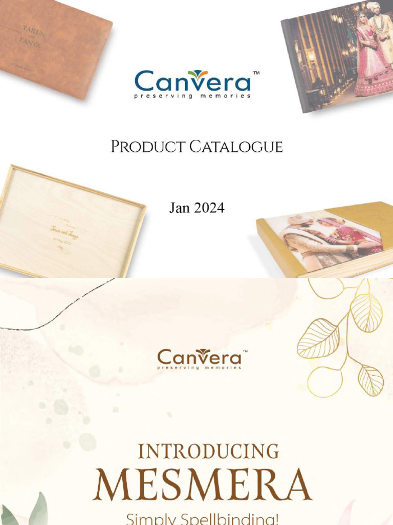 Canvera Product Catalogue 2024 | PDF