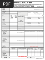 CS Form No. 212 Revised-2017 Personal-Data-Sheet | PDF | Passport ...