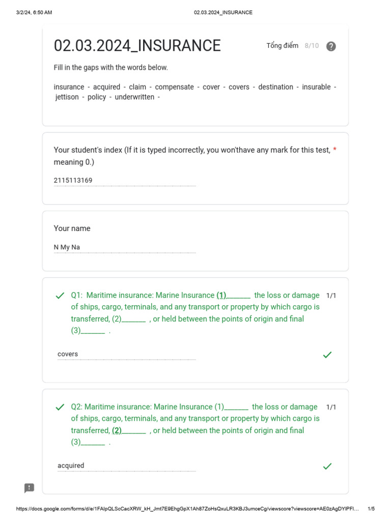 02.03.2024 Insurance | PDF | Insurance | Private Law