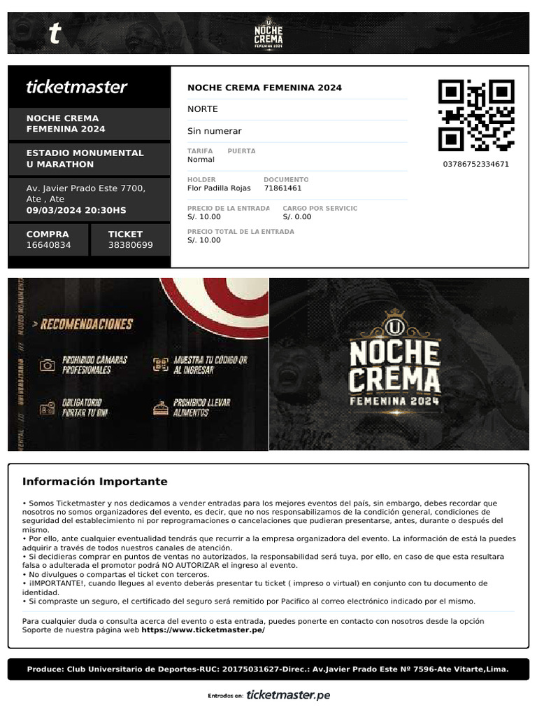 Flor - Noche Crema | PDF