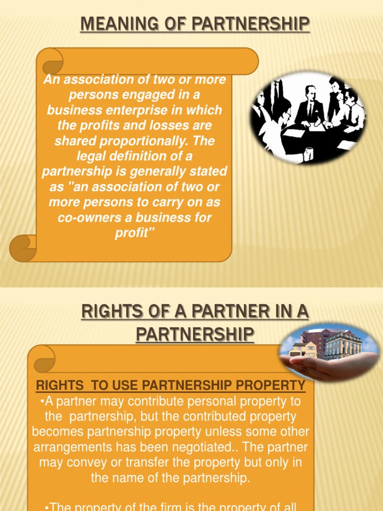 Partnership Rights | PDF