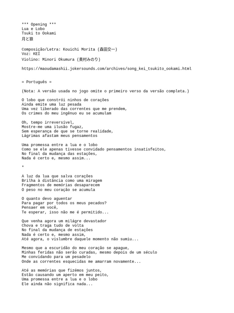 Letras Das Musicas | PDF | Lua