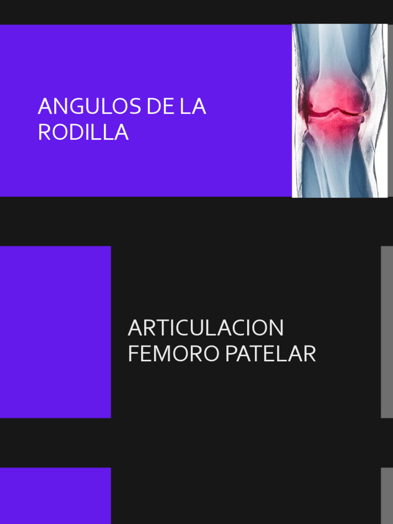 ANGULOS DE LA RODILLA 2 | Descargar gratis PDF | Rodilla | Anatomía del ...