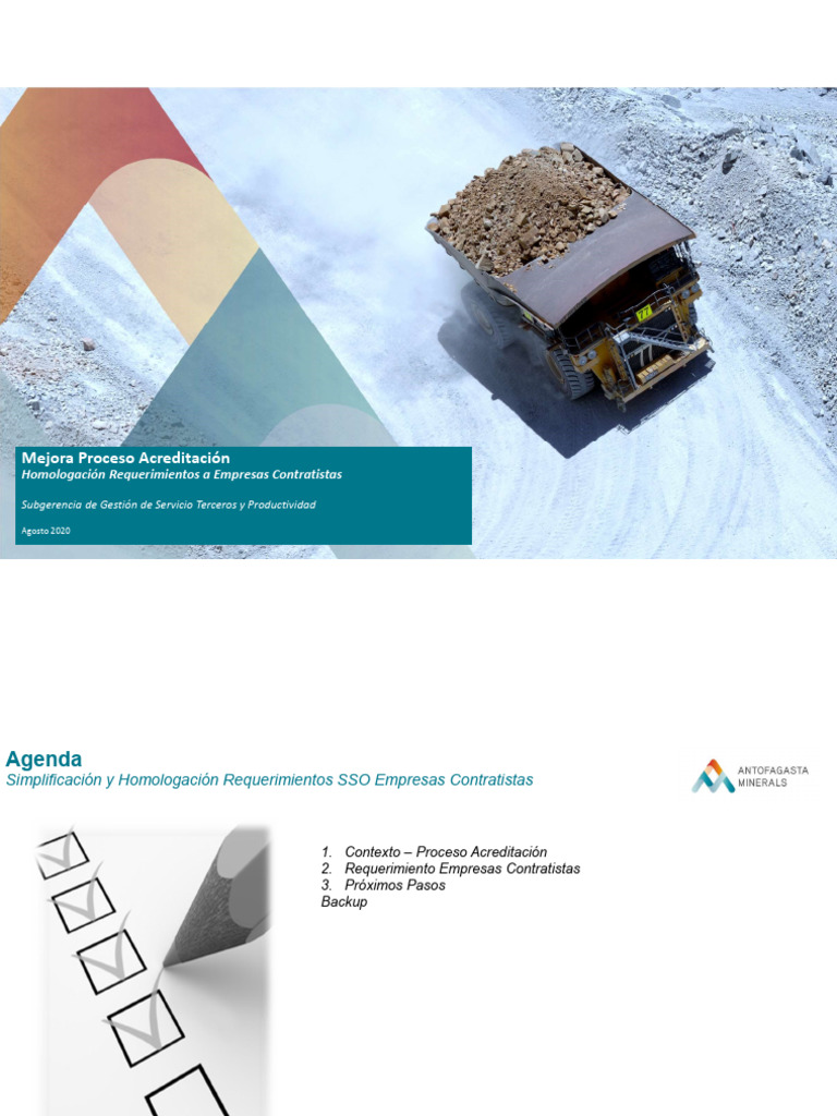 Mejoras Proceso Acreditaci N - Homologaci N Requerimientos EECC | PDF | Seguridad y salud ...
