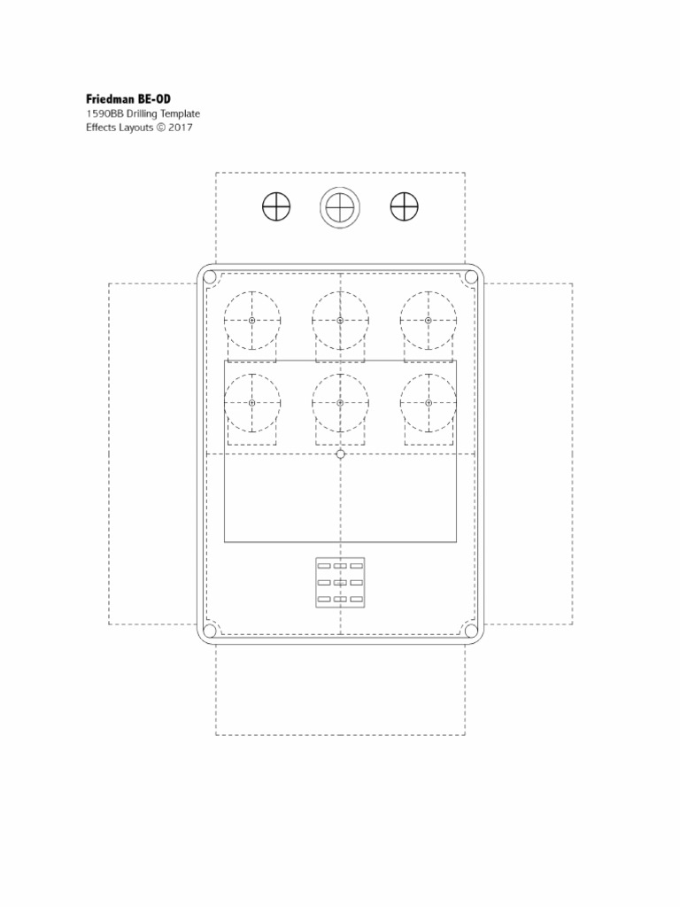 Friedman BE-OD drilling template | PDF