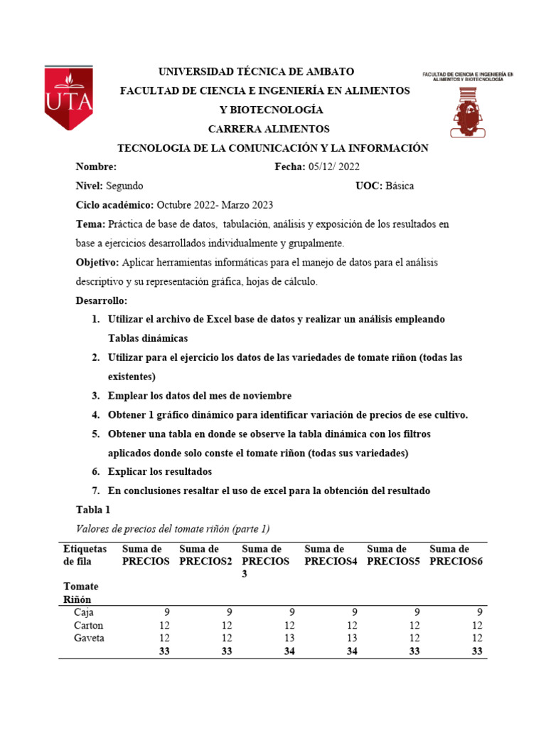 Ape 11 Tics | PDF | Estadísticas | Microsoft Excel