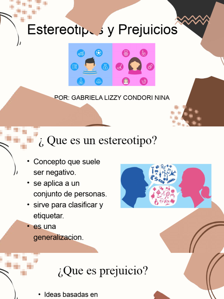 Estereotipos y Prejuicios | PDF