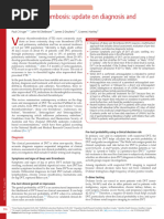 DVT: Acute vs Chronic Documentation | PDF | Thrombosis | Vein
