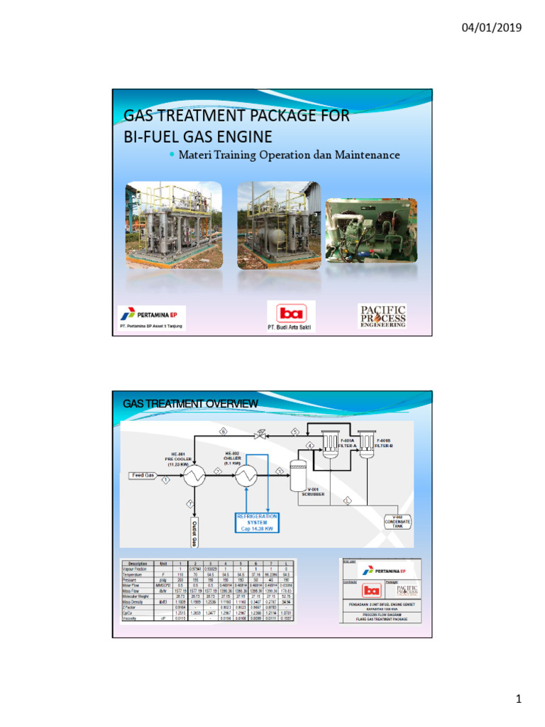 BAS - GAS TREATMENT-rev1 | PDF | Filtration | Valve