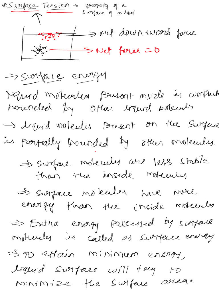Surface Tension | PDF