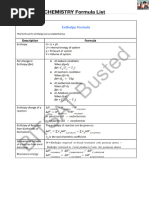 VITEEE Physics Formula Overview | PDF