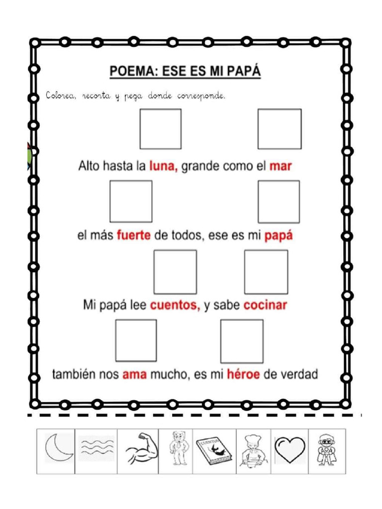 Poesia Ese Es Mi Papá | PDF