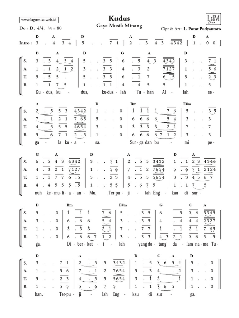 Ordi Gaya Musik Minang Kudus | PDF