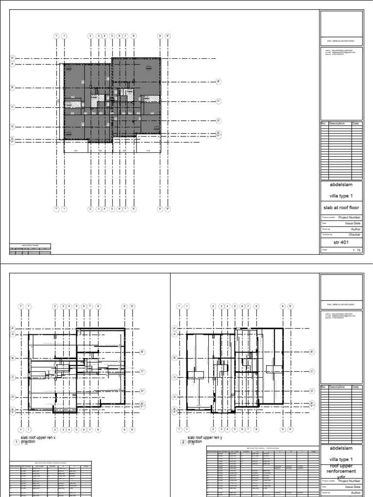 Roof Floor Dslab Shop Drowing | PDF | Building Engineering | Structural ...