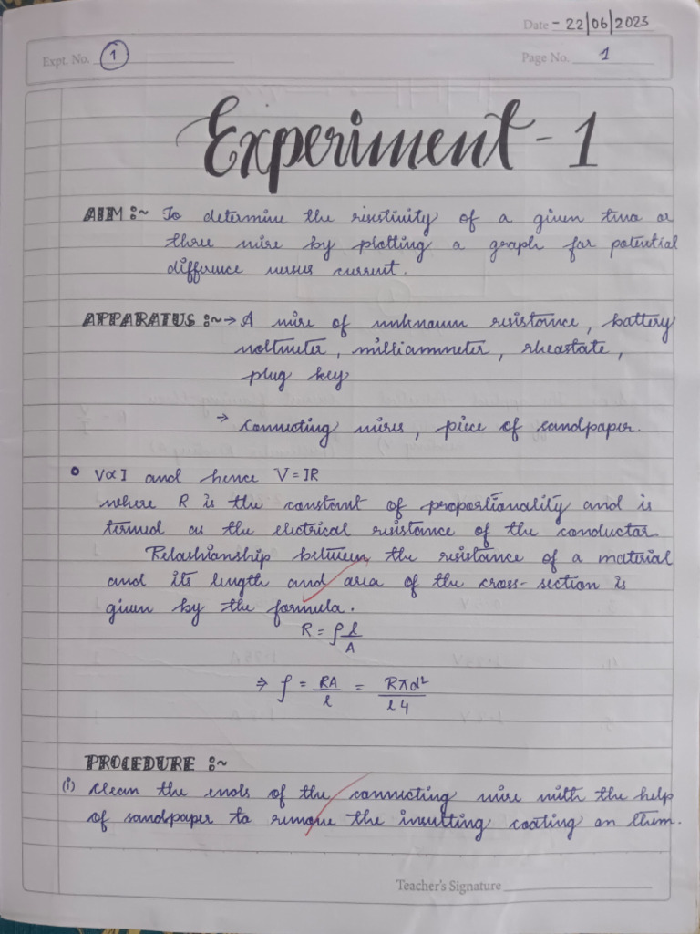 Experiment 1-4 | PDF