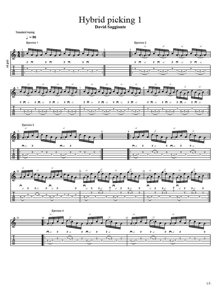 David Saggiante - Hybrid Picking 1 | PDF