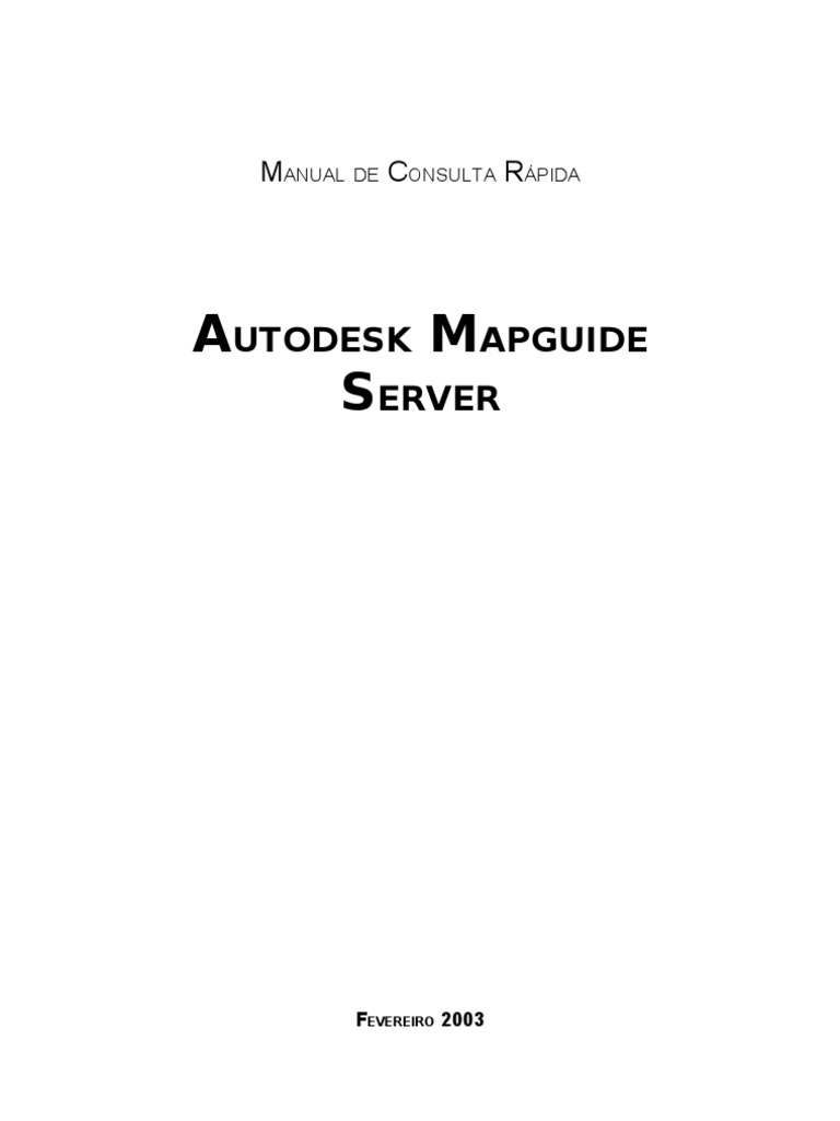 Manual Mapguide | PDF | Sistema de informações geográficas | Rede ...