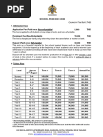 Fees Structure-2024 | PDF