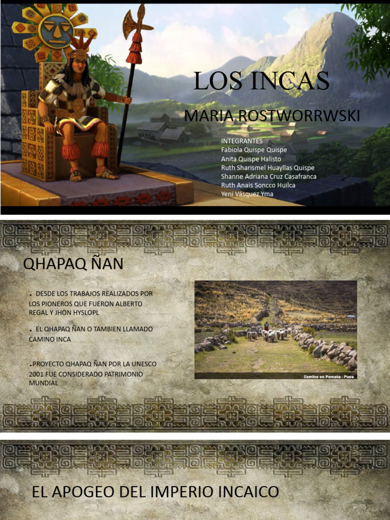 Los Incas | PDF | Imperio Inca | América del Sur