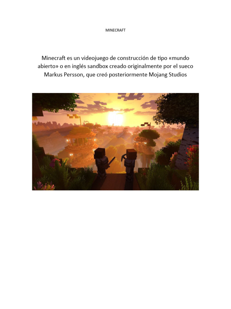 El Incrible Mundo de Minecraft | PDF