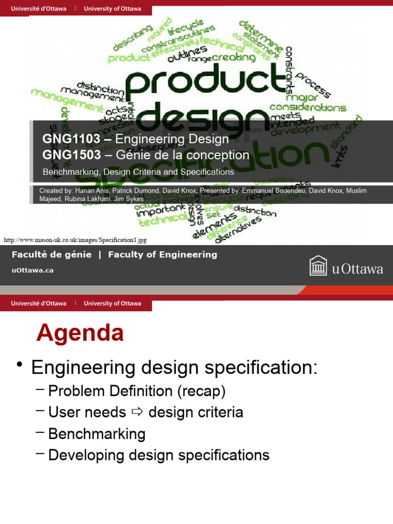 6 Design Criteria V11-SYKES | PDF | Engineering Design Process | Benchmarking