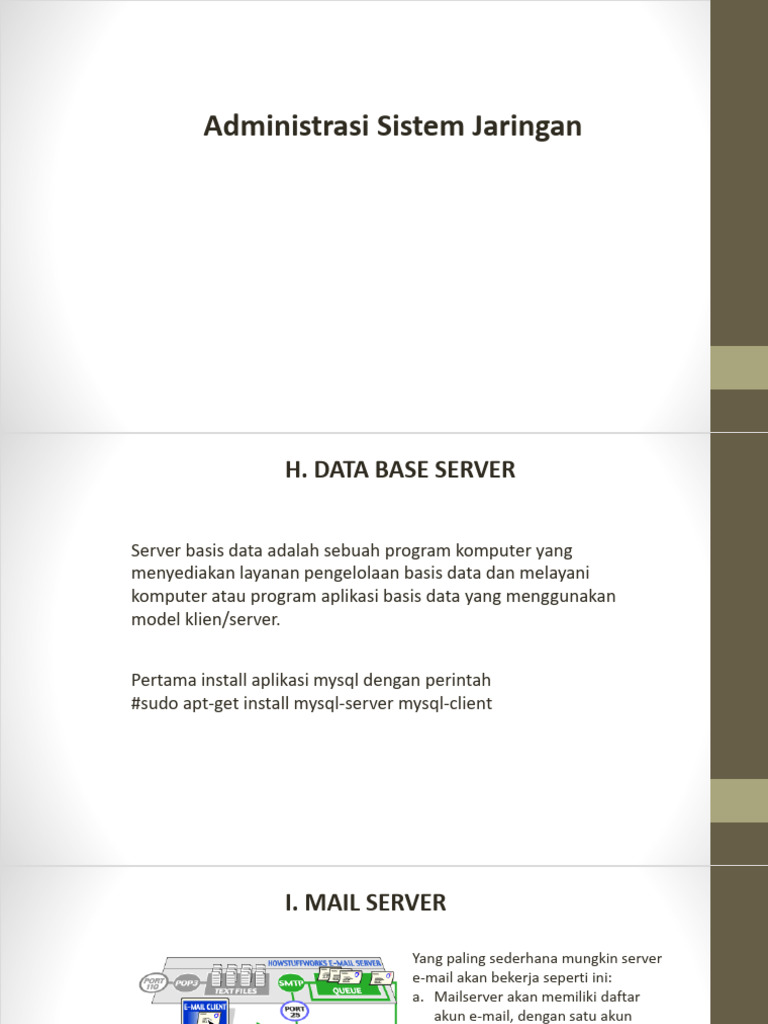 Administrasi Jaringan (P5) - Mail Server | PDF