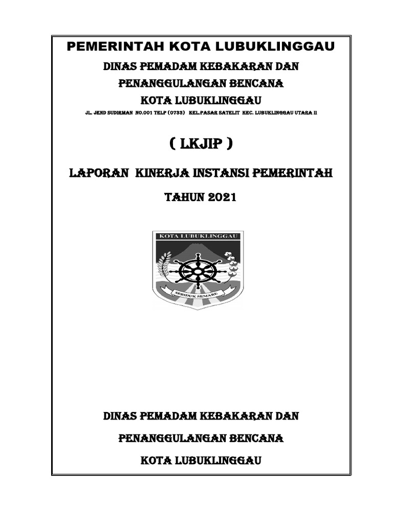 LKJIP Damkar 2021 | PDF