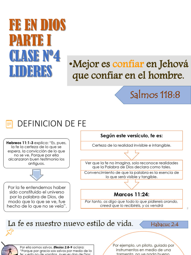 CLASE 4 LIDERAZGO Alumno | Descargar gratis PDF | Fe | Creencia religiosa y doctrina