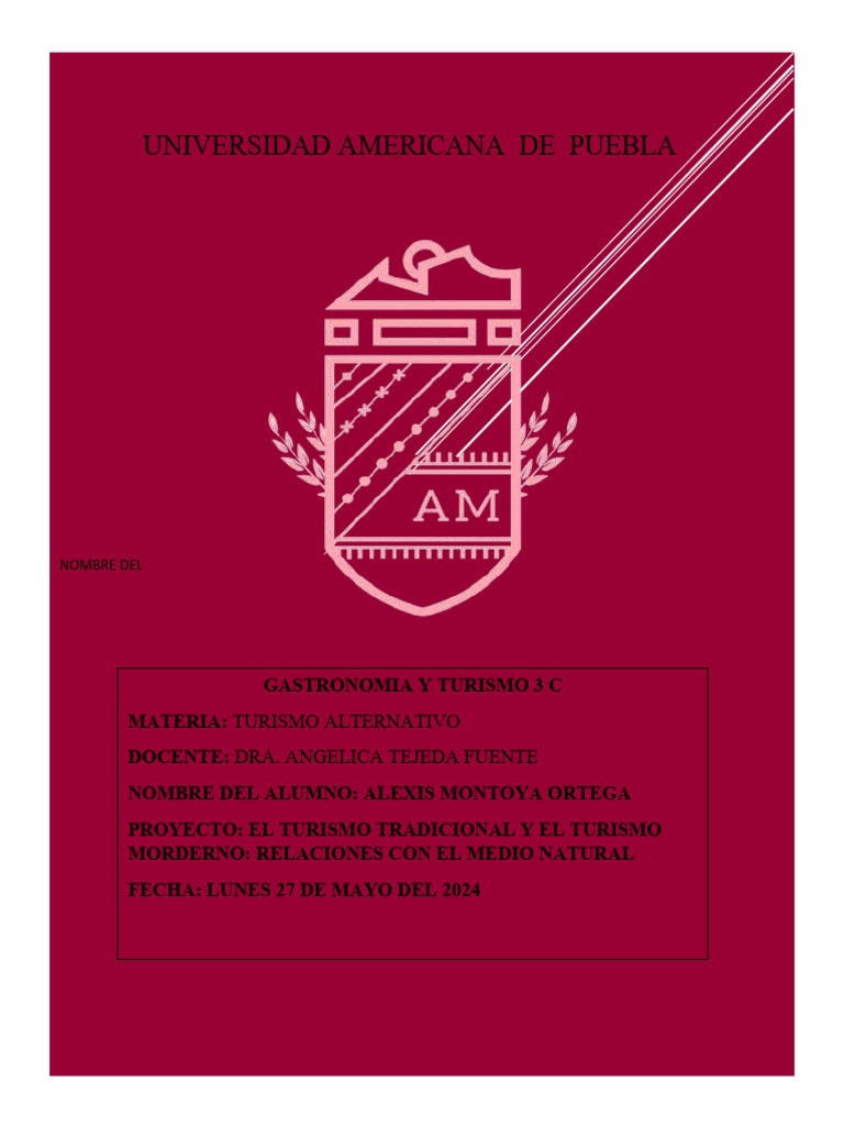 PORTADA UAMP | Descargar gratis PDF | Turismo | Sustentabilidad