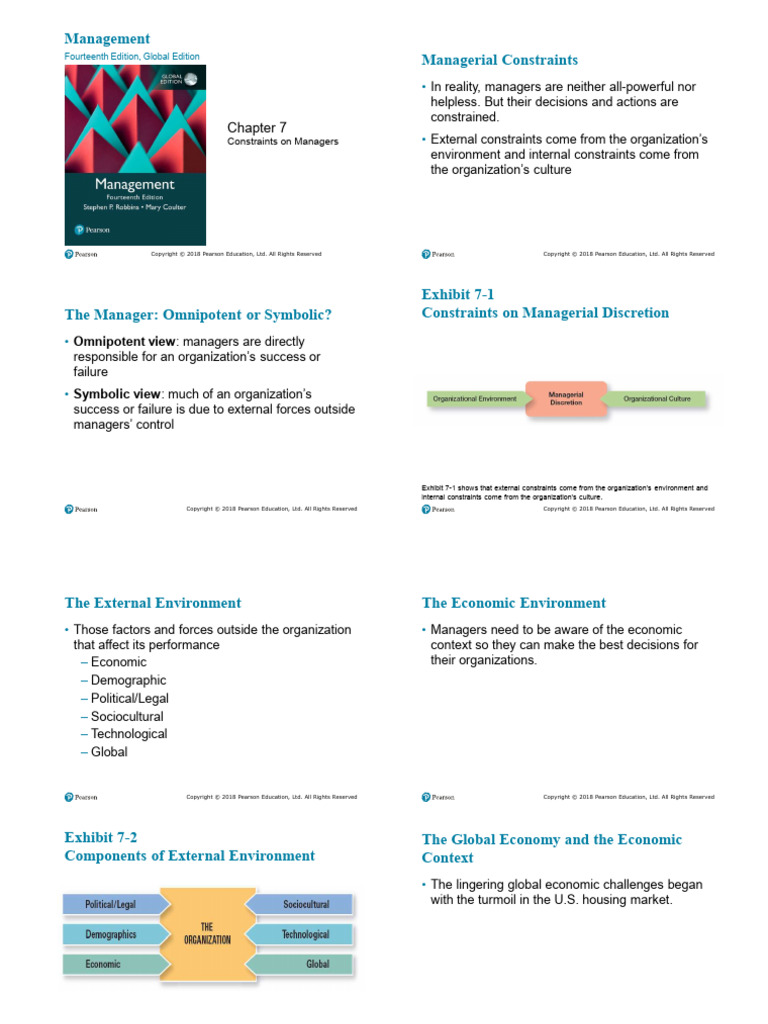 Management Robbins 14e-Ge C07 Slides - Organized | PDF | Organizational ...