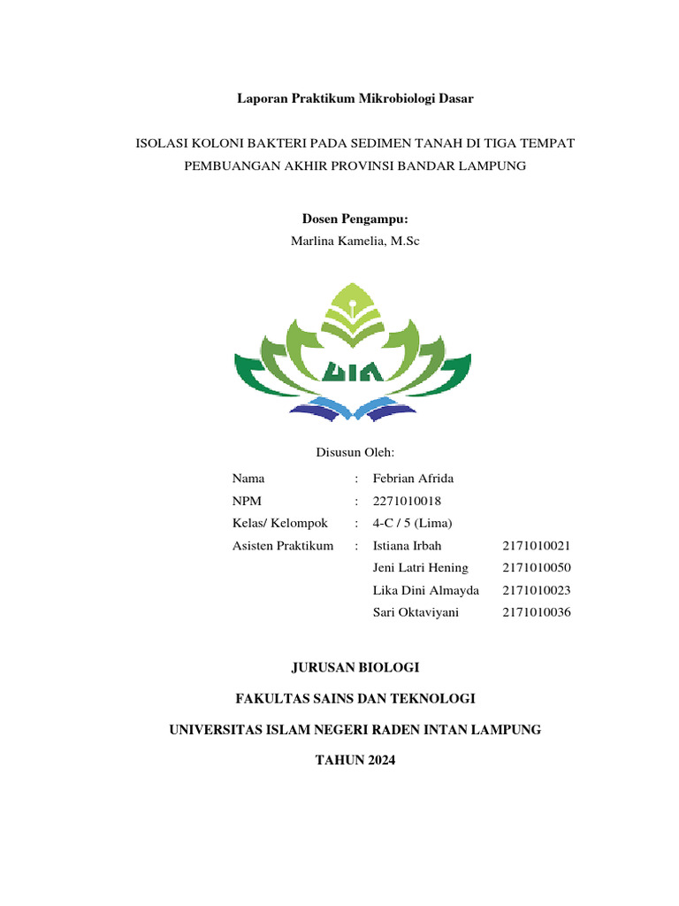 Febrian Afrida - 4C - LAPRAK - MIKRO | PDF