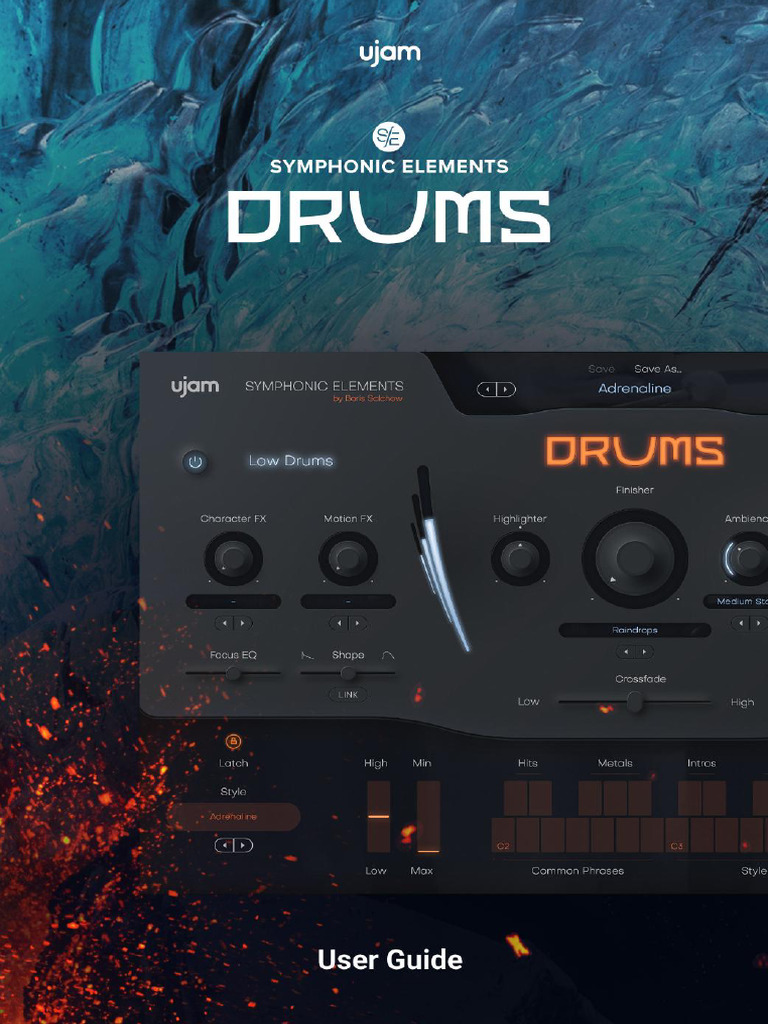 Symphonic Elements DRUMS User Guide 1.0 | PDF | Equalization (Audio) | Installation (Computer ...