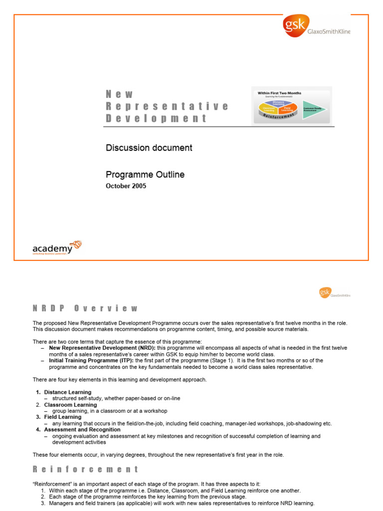 NRDP Discussion Document | PDF | Sales | Brand