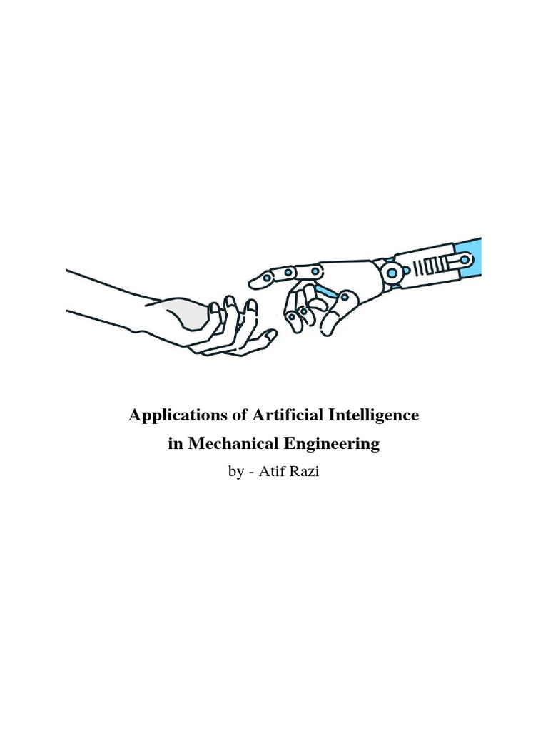 Applications Of Artificial Intelligence In Mechanical Engineering Pdf