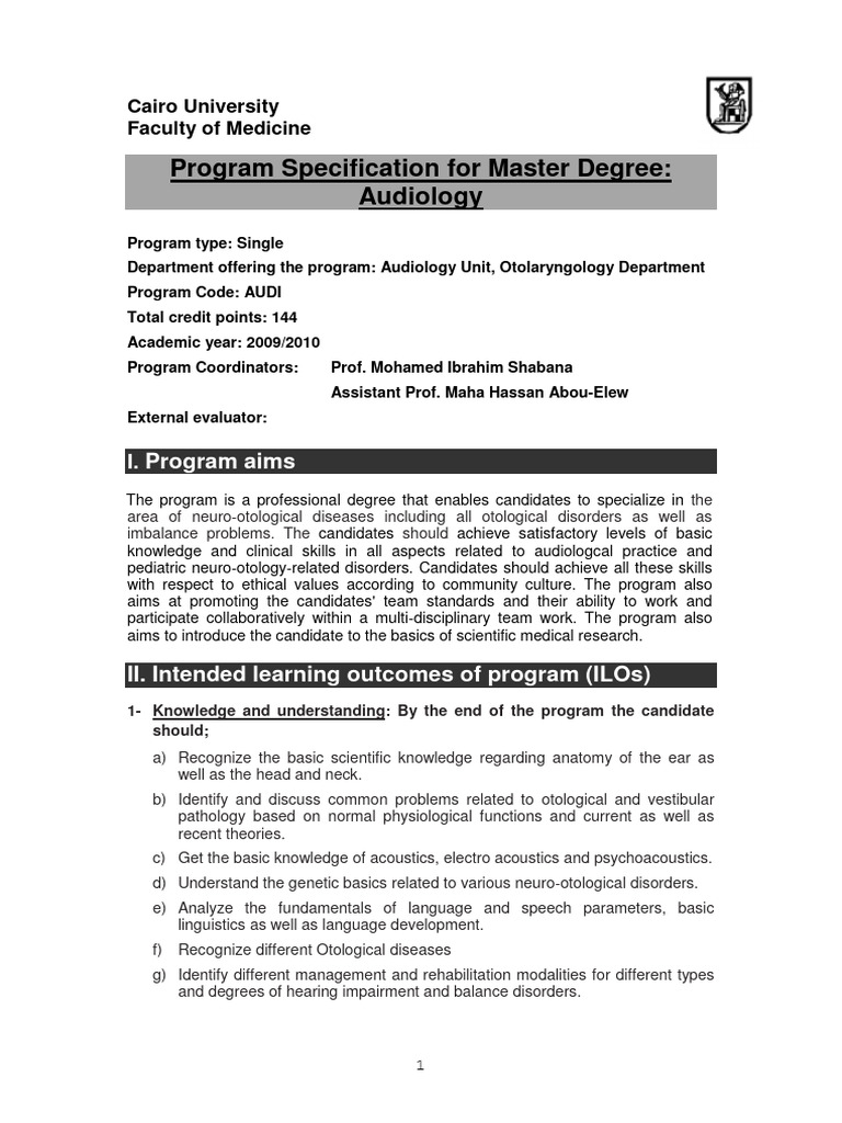 Audi 800 | PDF | Audiology | Thesis