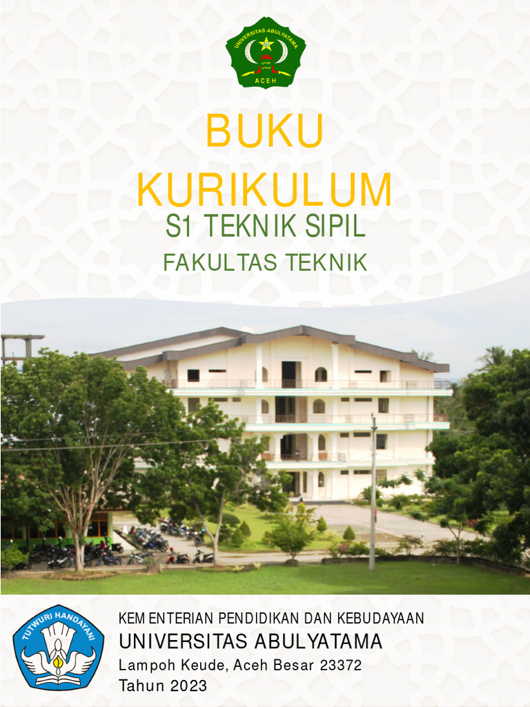BUKU KURIKULUM PRODI TEKNIK SIPIL UNAYA 2023 (Draft) | PDF | Seni | Teknologi & Rekayasa