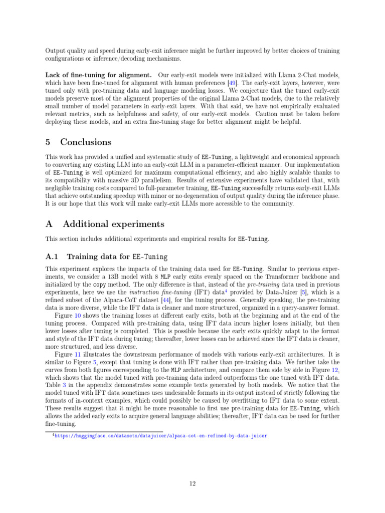 T Scalable Solution For Tuning Early-Exit Large Language Models2402.00518 | PDF | Computational ...