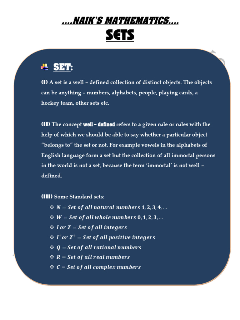 SETS THEORY | Download Free PDF | Mathematics