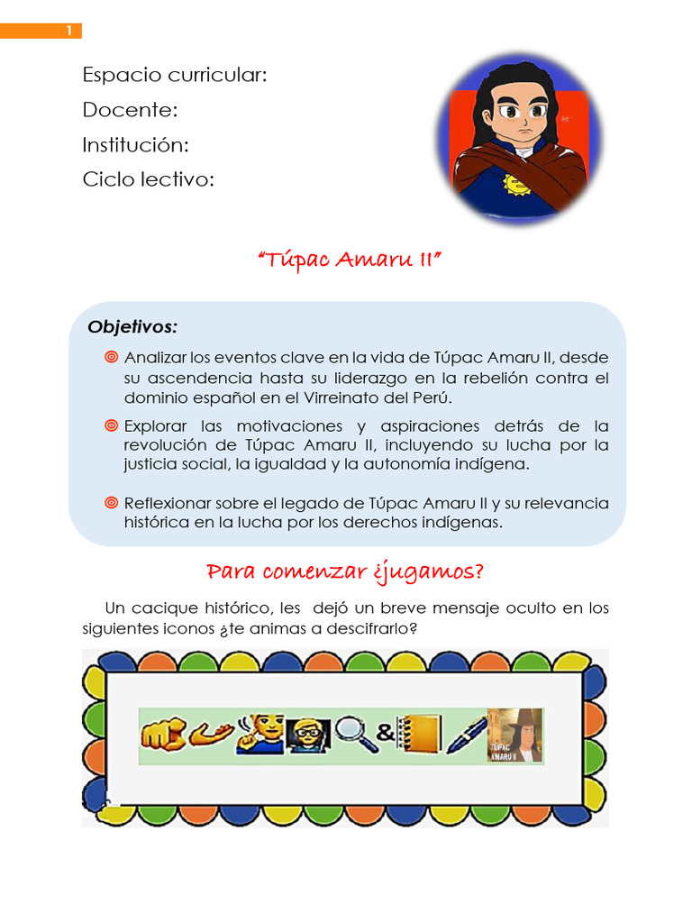 Túpac Amaru II | Descargar gratis PDF | Colonización española de las ...