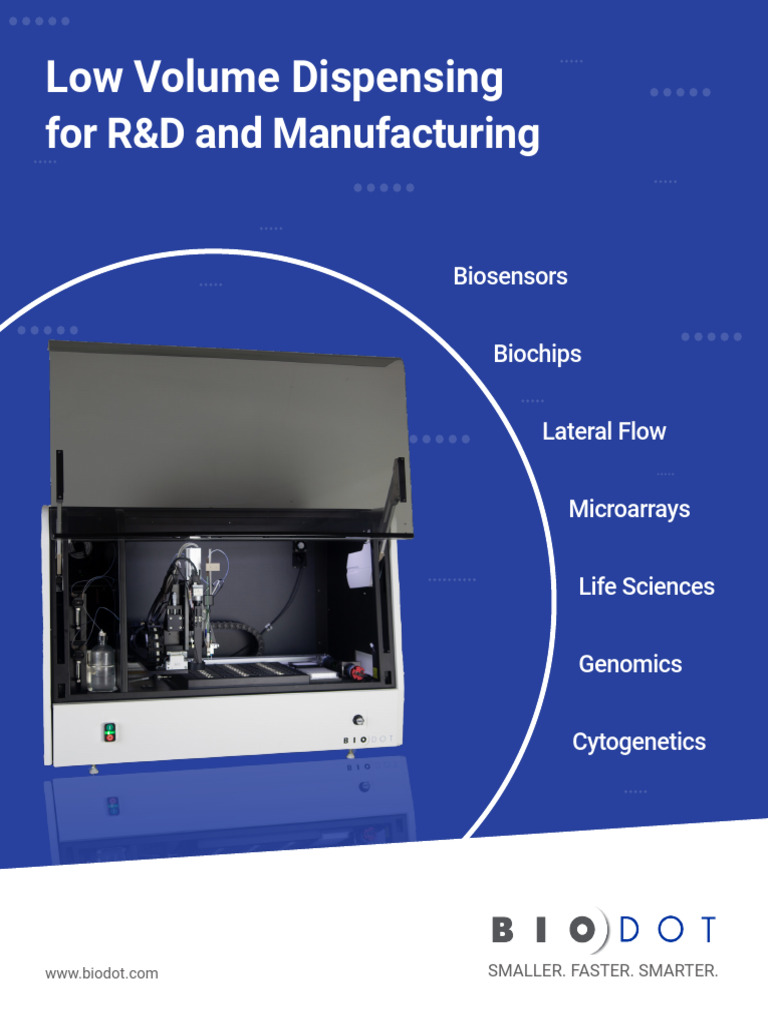 Biosensor Dispensing Technology | PDF | Microfluidics | Biology