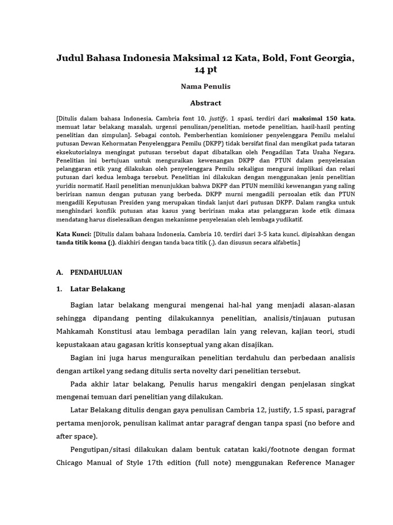 UAS TEMBALANG - Template Tugas | PDF