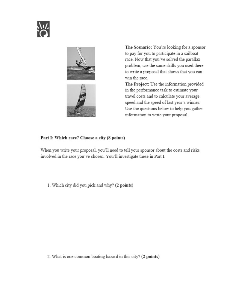 2.7.2 Project - Performance Task - The Parallax Problem (Project) | PDF | Speed | Triangle