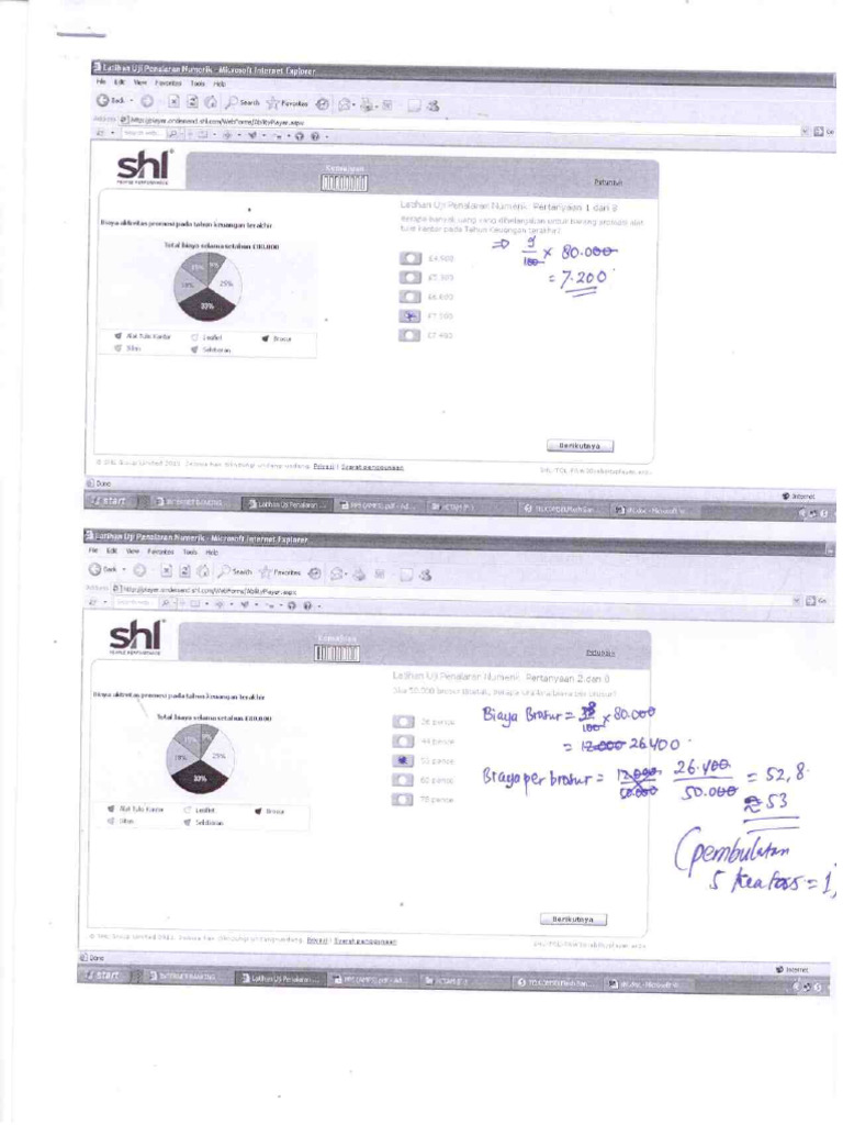 Pembahasan Soal SHL - Soal Numerik | PDF