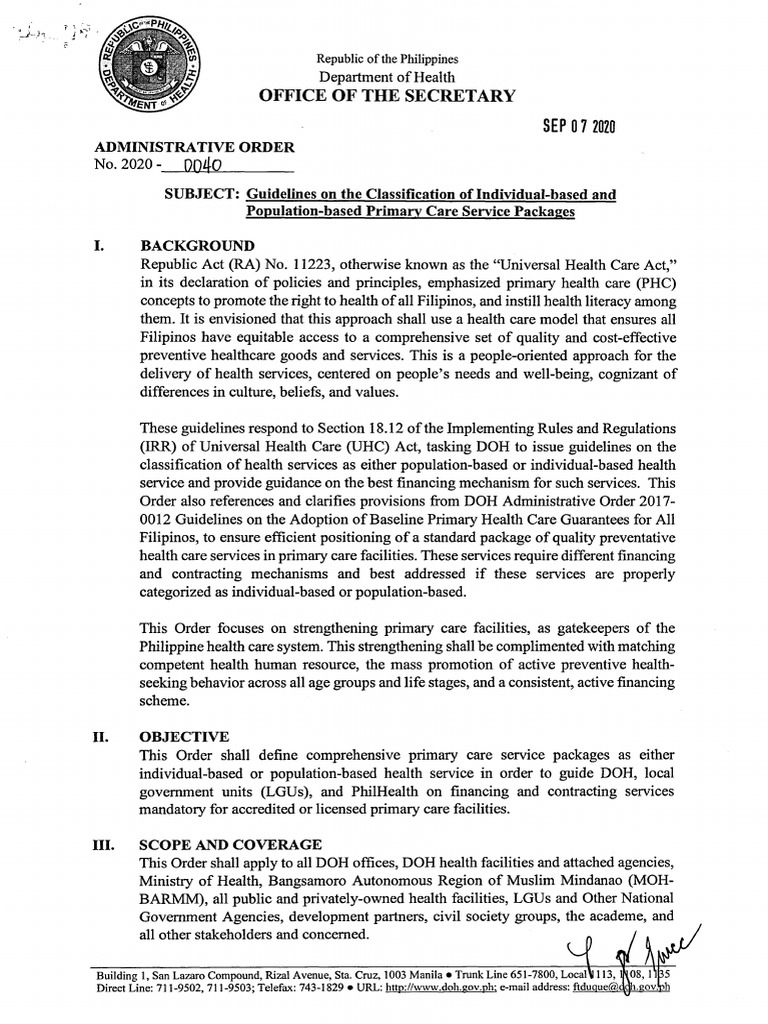 Ao2020 0040 | PDF | Health Care | Primary Care