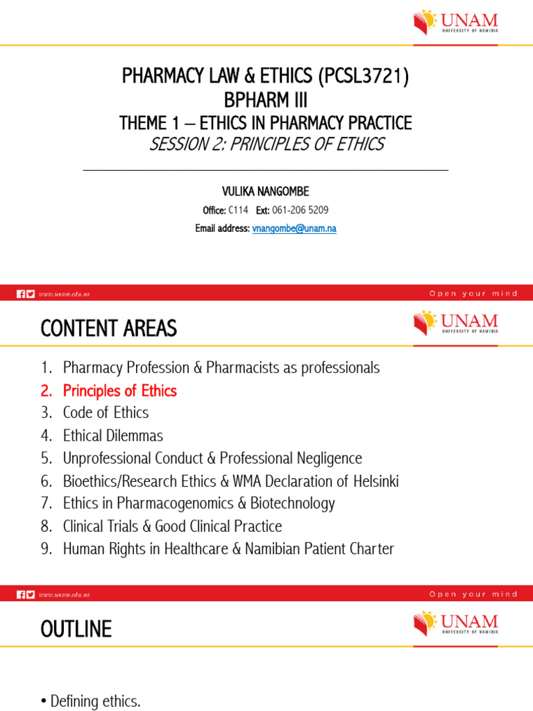 Theme 1 Session 2 - Principles of Ethics | PDF | Autonomy | Virtue Ethics
