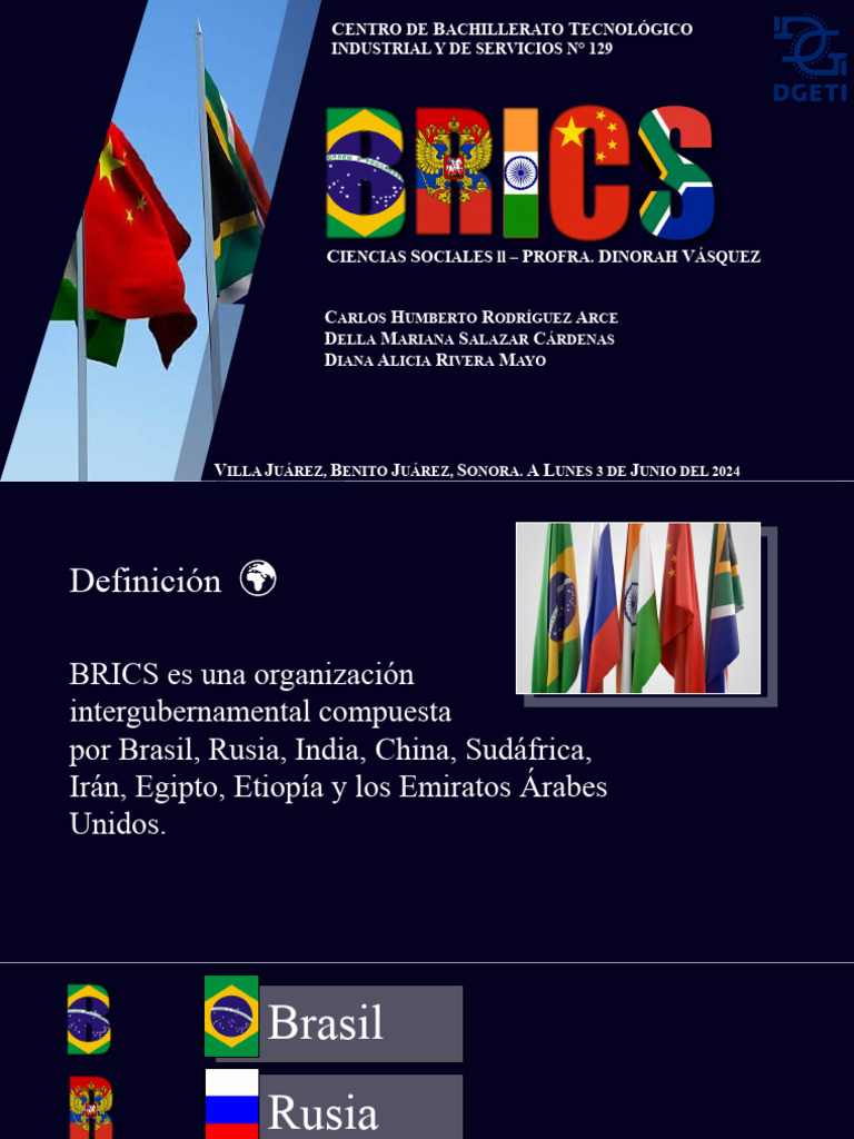 Presentación Brics | PDF