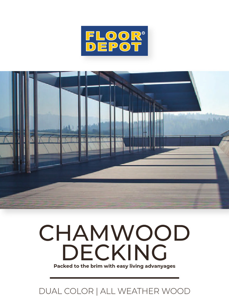 Chamwood Outdoor Decking Catalog | PDF | Wood | Building Materials